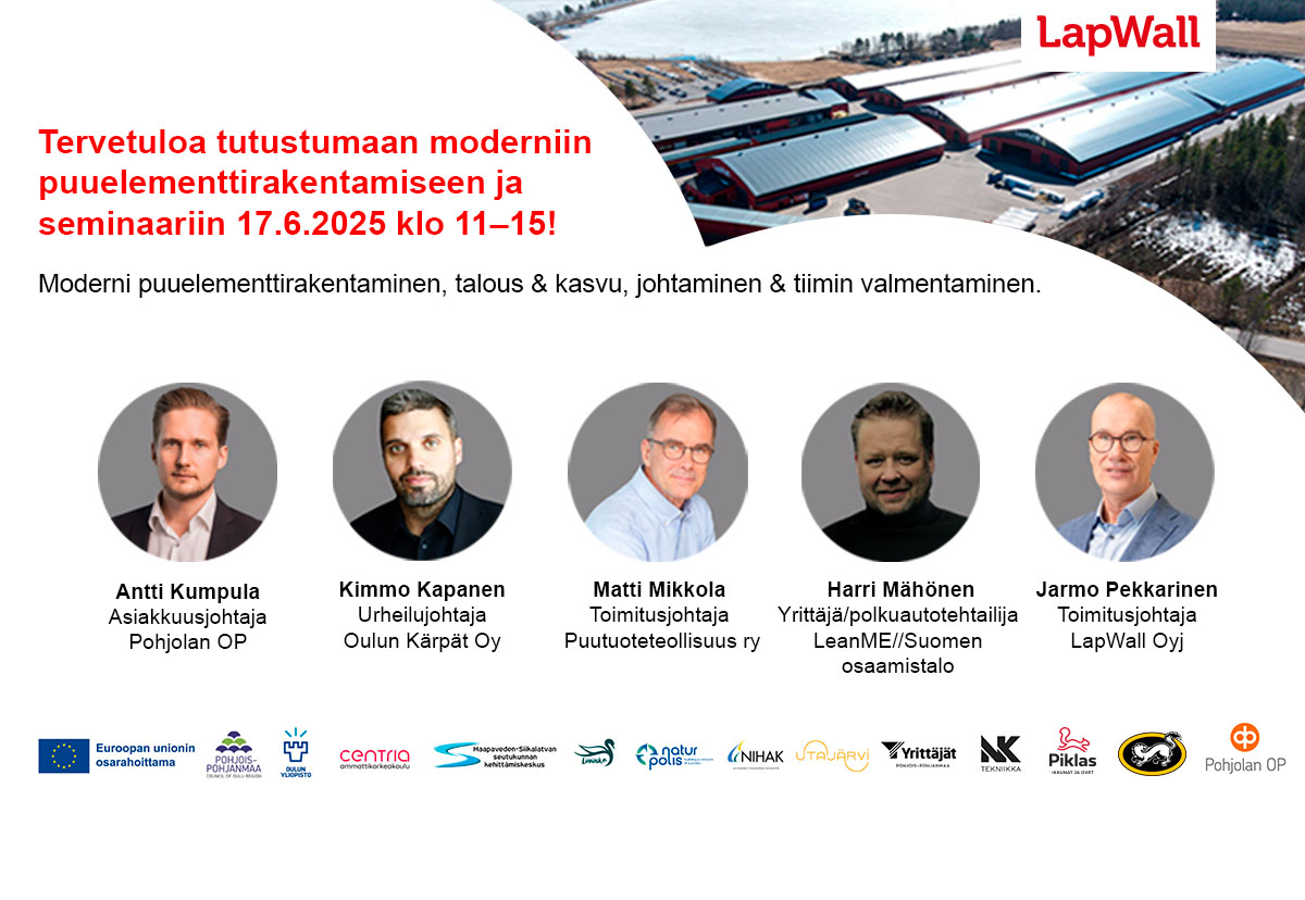 LapWallin tehdaspäivä Pyhännällä 17.6.2025